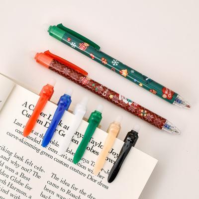 China Christmas Design Erasable Gel Pen with Magic Eraser Function for Smooth Writing and Refillable Ink for sale