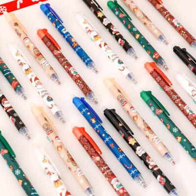 China Christmas Design Erasable Gel Pen with Magic Eraser Function for Smooth Writing and Refillable Ink for sale