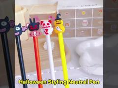 Creativo de Halloween Tema de Gel Pen 0.5mm dibujos animados calabaza murciélago fantasma regalo Gel Pen