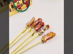 Simulação de churrasco kebabs bola de carne caneta de bola criativa divertida caneta de bola de brinquedo recarrega