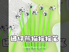 0.5mm schattig Panda Creatief Gel Ink Pen Studenten Stationery Silicone Gel Pen
