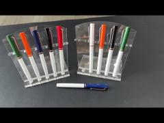 다채로운 플러그 인 타입 금속 롤러 볼 펜 0.5mm 알루미늄 배럴 서명 펜