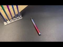 Verpakkingen voor papierwerk Gradient Aluminium Press Ballpoint Pen Promotie Logo Ball Pen