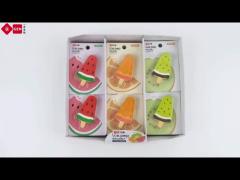 Schulpapier Frucht Eiscreme Form Löscher Süßes Gummi für Schüler verwenden