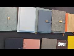 Luxury Custom Logo PU Leather Notebook Set com caneta de marcação de estilo chinês