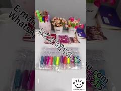 Fun Syringe-Shaped Highlighter Set Creative Marker Pen for Kids