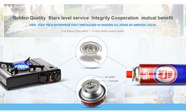 One Inch Portable Camping Stove Valve With Red Cover For Cooking 1