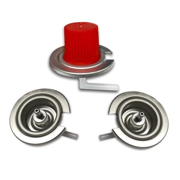One Inch Portable Camping Stove Valve With Red Cover For Cooking 0