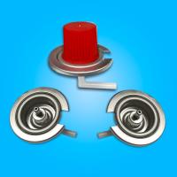 China 1-Inch Butane Gas Valve for Portable Stoves | 1500pcs Carton Capacity with Red Cover for sale