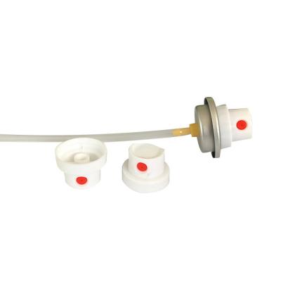 China Clear Lacquer Aerosol Can Valve With Actuator For Insecticide Tin Cans for sale