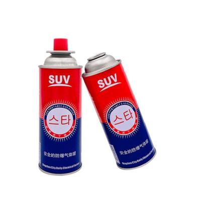 China Customized Refillable Butane Gas Canister Go Outdoors  Anti Corrosion for sale