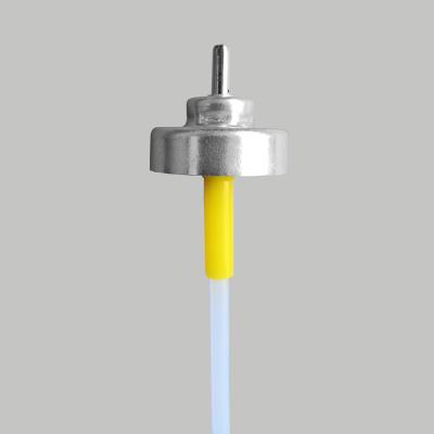China Válvula de aerossol com medidor de ambientador de 20 mm com atuador em forma de L à venda