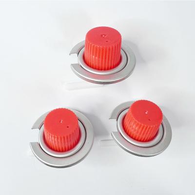 China Durable Anti Leakage 1 Inch Portable Gas Can Valve With Red Caps for sale