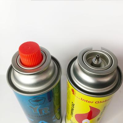 Cina latta del gas del butano di 65*158mm per la cottura del barbecue bollente in vendita