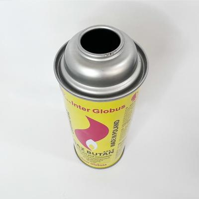 Cina latta del gas del butano di 65*158mm per la cottura del barbecue bollente in vendita