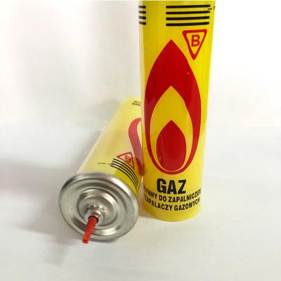 China Compact Size 80ml Butane Gas Lighter Refill For Torch Kitchen And BBQ for sale
