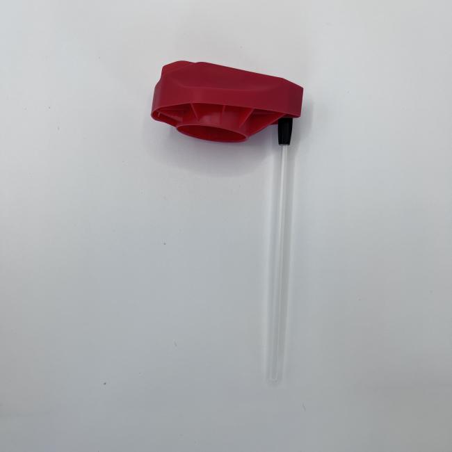 Close-up of dual-action spray nozzle with selector switch