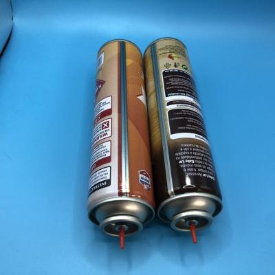 China Empty Aerosol Lighter Cans Universal Butane Fuel Canisters for Utility Lighters for sale