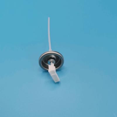 China High-Performance Metered Aerosol Valve with Silver Finish for 2-4 Bar Pressure for sale