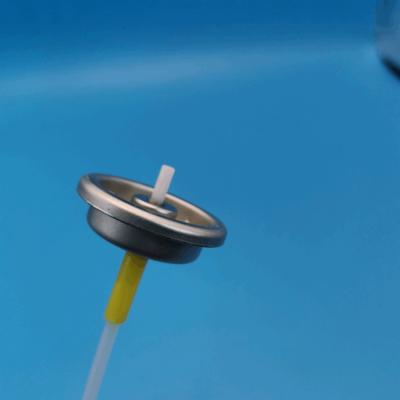 China High-Standard Metered Aerosol Valve 0.1-0.2 Ml/s Flow Rate Button Actuator Tianjin Port for sale