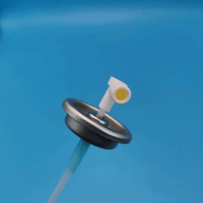 China Silver Aluminum Metered Aerosol Valve for Universal Compatibility for sale