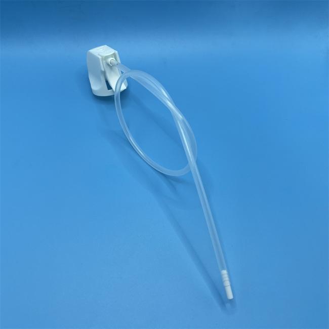 Trigger spray gun in use demonstrating spray pattern