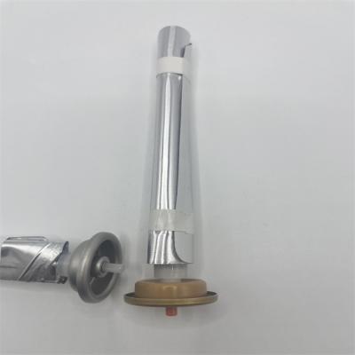 China Temperature Resistant PETG Aerosol Sleeve Bag 60\u2103 Cylinder Valve Spray Packaging for sale