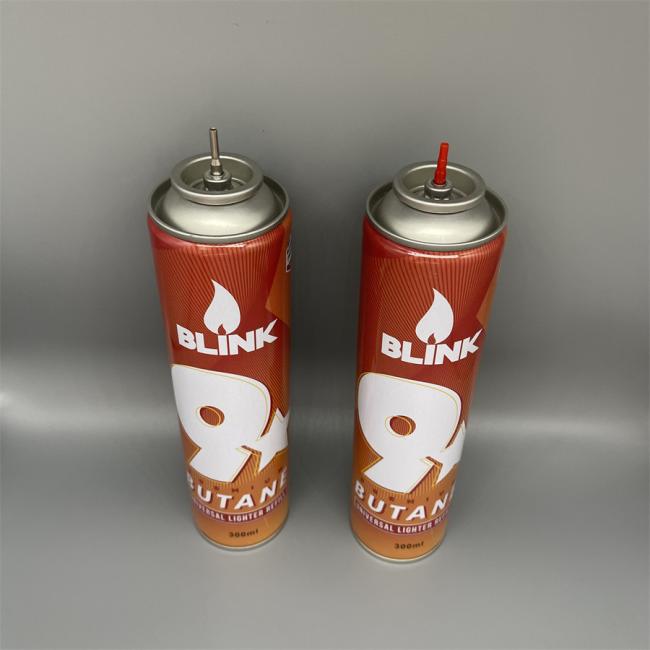 Premium refillable aerosol canisters for butane fuel storage