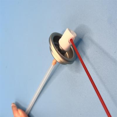 China Dual Orifice Aerosol Valve Stainless Steel Spring Spray Paint Component for DIY projects for sale