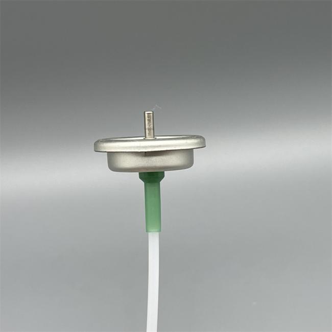 Close-up view of Precision Metered Dose Aerosol Valve showing detailed construction