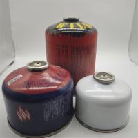 China 100g Camping Gas Cartridge Tinplate Can 106mm Diameter for Propane Butane LPG for sale