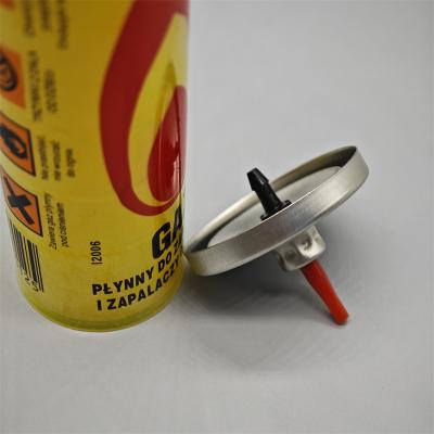 China Kompaktes Feuerzeuggas-Nachfüllventil mit Adapter für Reisende mit platzsparendem Design zu verkaufen