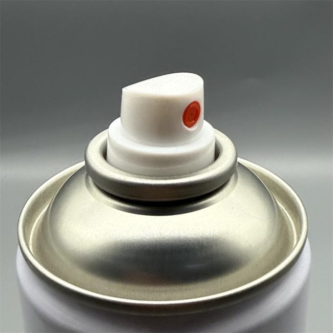 Tinplate female aerosol valve in packaging