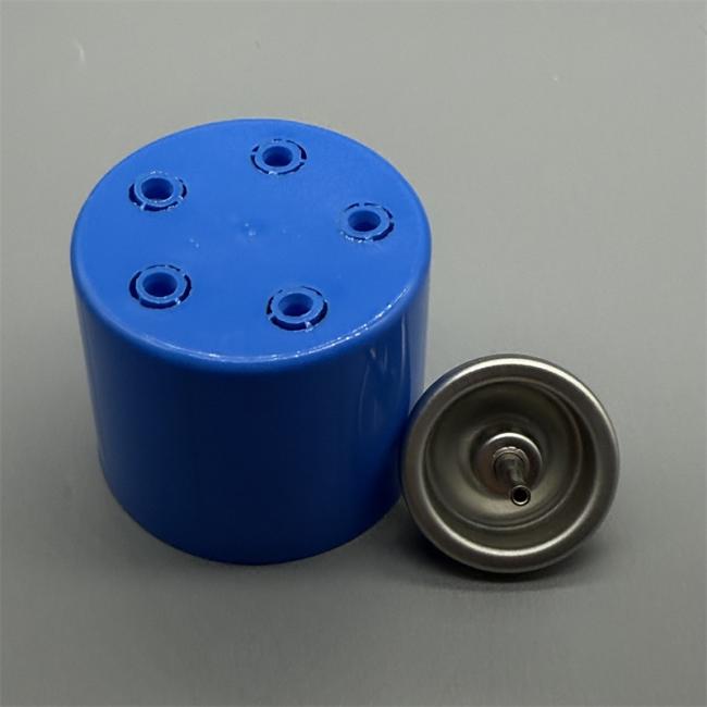 Universal Gas Lighter Refill Valve Adapter Kit showing brass construction