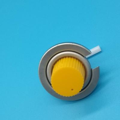 China High-Precision Refillable Gas Canister Valve for Beverage Carbonation Systems with Integrated Pressure Gauge for sale