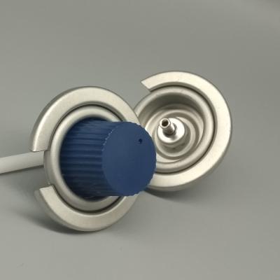 China Precision Durable CO2 Gas Canister Valve for Soda Makers and Beverage Dispensing with Easy-Pierce Seal for sale