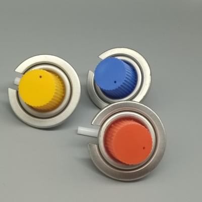 China Cartucho de gas butano con válvula anti-fugas compatible con cocinas portátiles en venta