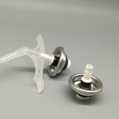 China Long Stem PU Foam Valve Ensuring Complete Product Evacuation & Consistent Flow for sale