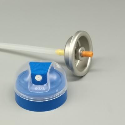 China Heavy-Duty Aerosol Actuator, Industrial Odor Neutralizer Valve for Large Spaces, 45mm Cap, High Flow for sale