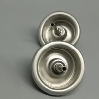 China 1 Inch Gas Refill Valve Metal Plastic Stem 0.3-0.6mm Orifice Butane LPG for sale