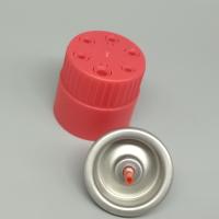 China 1 Inch Gas Refill Valve Metal Plastic Stem 0.3-0.6mm Orifice Butane LPG for sale