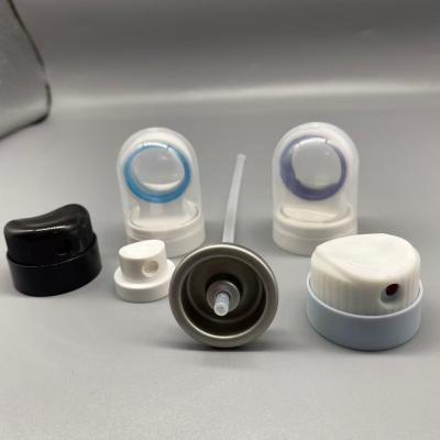 China Sunscreen Aerosol Valve with Hygienic Cover Leak-Proof Seal and 360-Degree Operation for Sun Protection Spray for sale