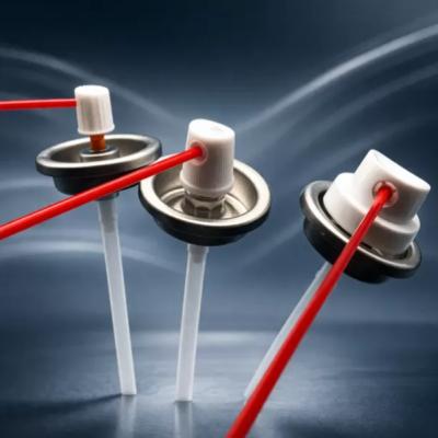 China One-Inch Tinplate Aerosol Activator Valve with Fine Mist Distribution for MDF and Woodworking for sale