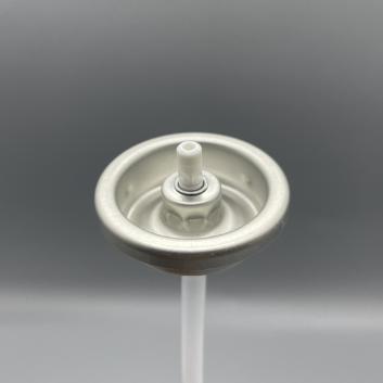 China One Inch Tinplate Aerosol Valve for Powder-Based Dry Shampoo Applications for sale