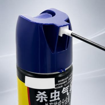 China 65mm Heavy-duty Plastic Aerosol Cap with Extension Tube for Controlled Spray Direction for sale