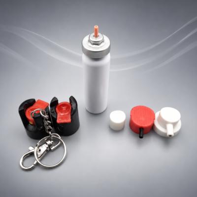 China Configurable 20mm Aluminum Aerosol Valve Kit for Pepper Spray Packaging for sale