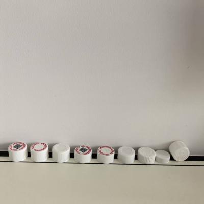 China PET Plastic 473ml Amber Cough Syrup Bottle Screw Cap Custom QR Code and Red Writings Pharmaceutical Packaging Bottle for sale