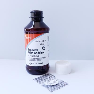 China 115 ml Empty Cough Syrup Actavis Plastic Bottle for sale