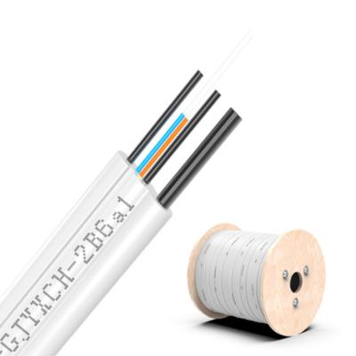 China Fiber count 1/2/4 Cores HXCOWO GJYXFCH GJYXCH FTTH Fiber Optic Drop Cable for Outdoor for sale