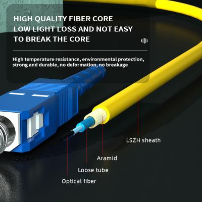 China SM G652D G657A 0.9mm Fiber Optic Pigtail 12 Color Fiber Cores LC UPC APC Patch Cord Pigtail for sale